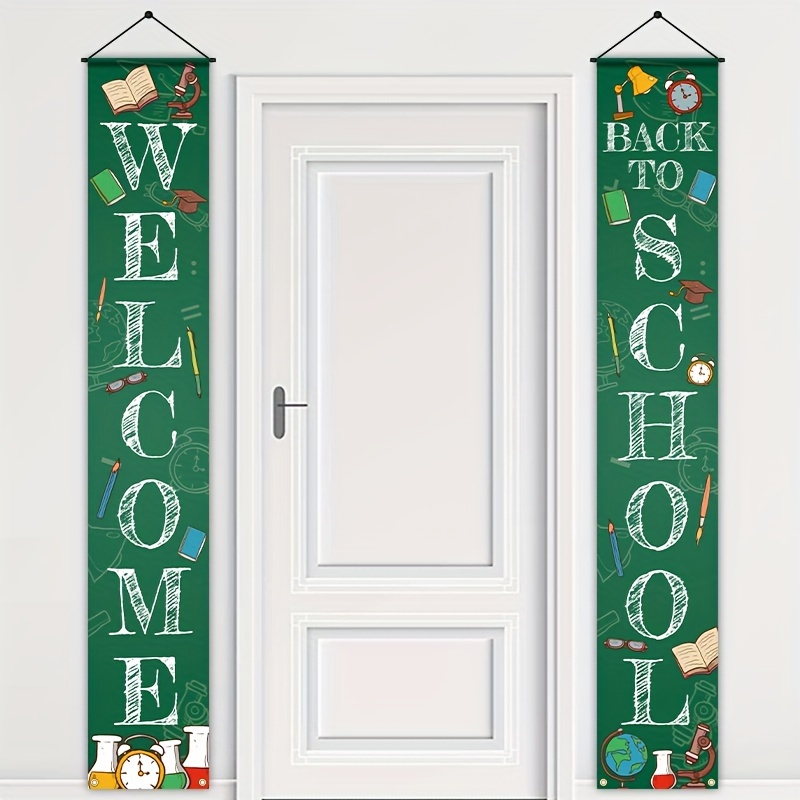 Welcome Back School Banner Door First Day School Porch - Temu Canada