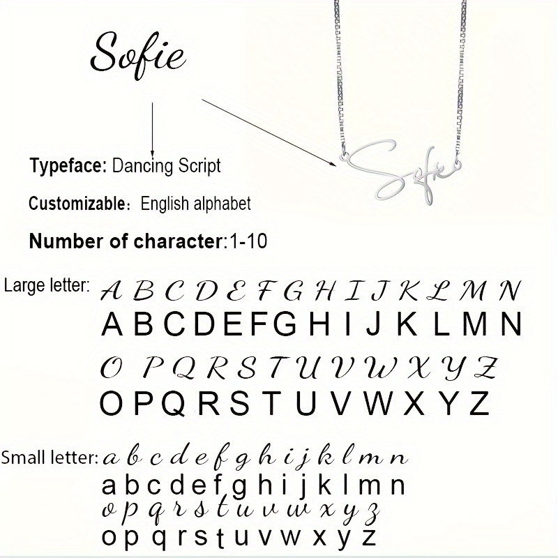 Customized Men's Name Necklace Simple Stainless Steel - Temu Australia