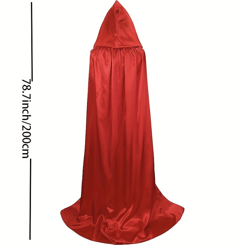 Hooded Halloween Christmas Cloak Costumes Party Cape Stage - Temu ...