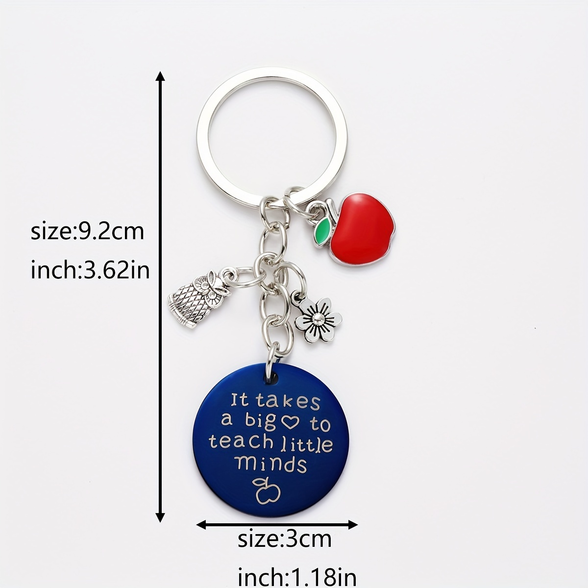 Teacher Appreciation Gift Keychain Stainless Steel Key Chain - Temu ...