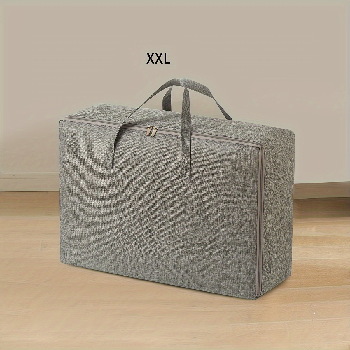 1 P Gray Zipper Clothes Storage Handbag Multifunctional - Temu United ...