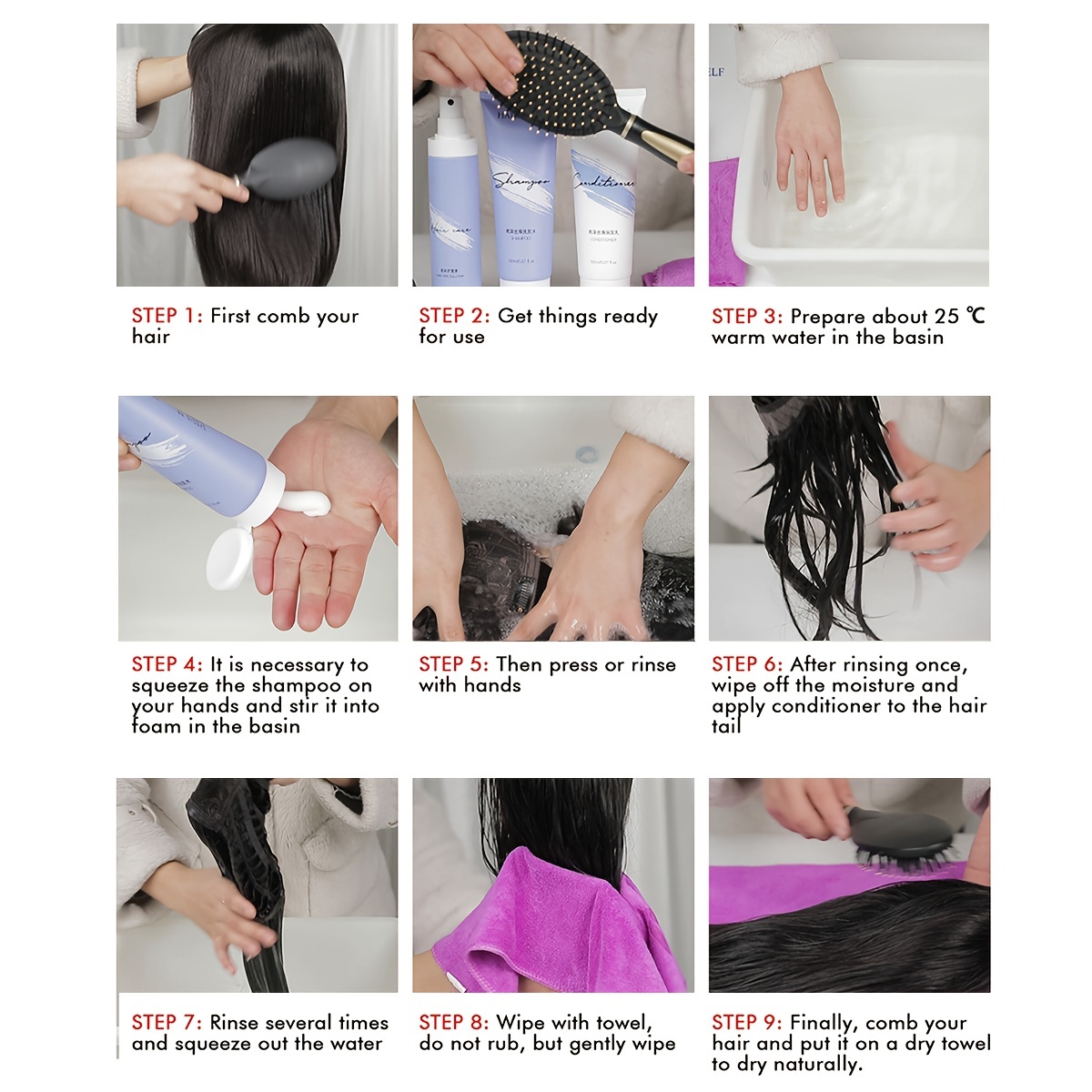 Ponytail Ribbon Tie Wrapped Around Highlight Long Curly - Temu United