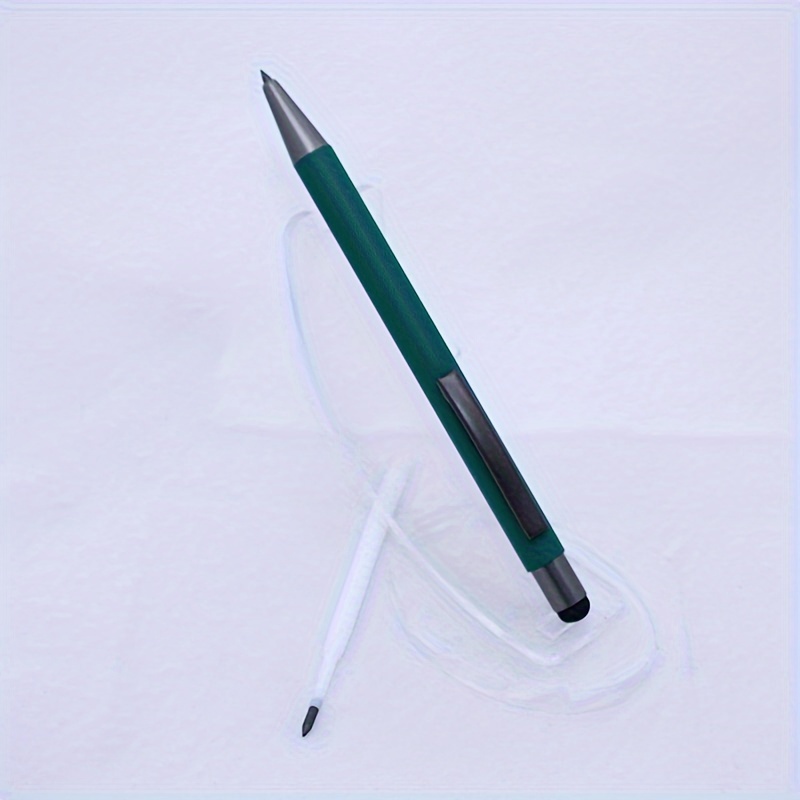 3pcs infinity pencil with 3 pen replaceable refills green color ...