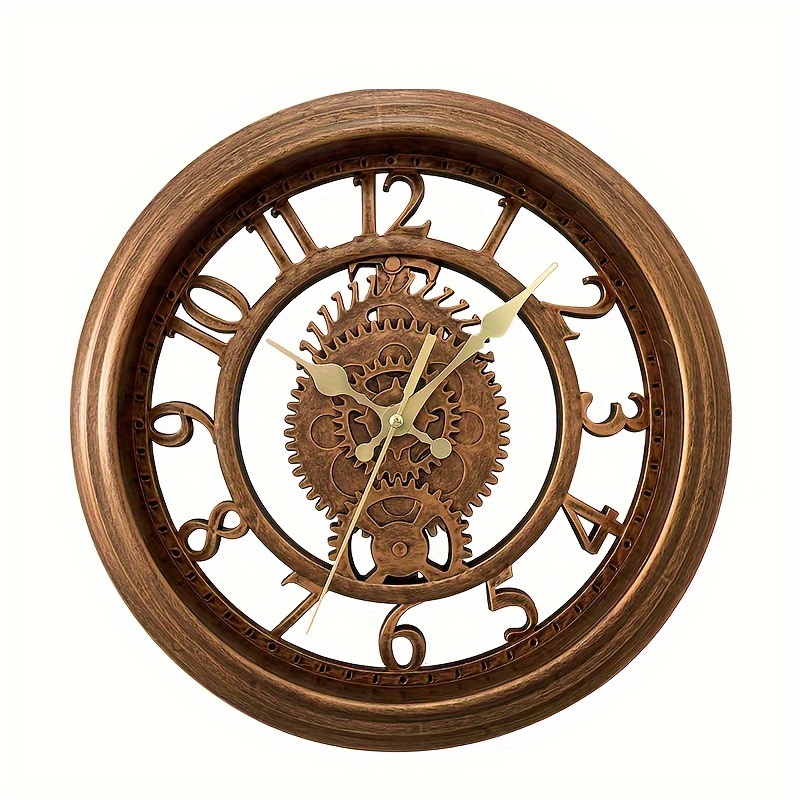 European Style Retro Wall Clock Hollow Creative Wall Clock - Temu Australia