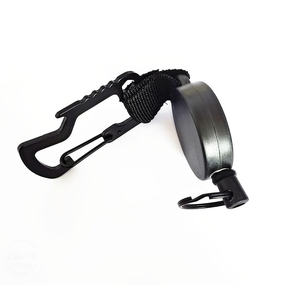 Retractable Steel Keychain Carabiner For And Securing - & s - Temu