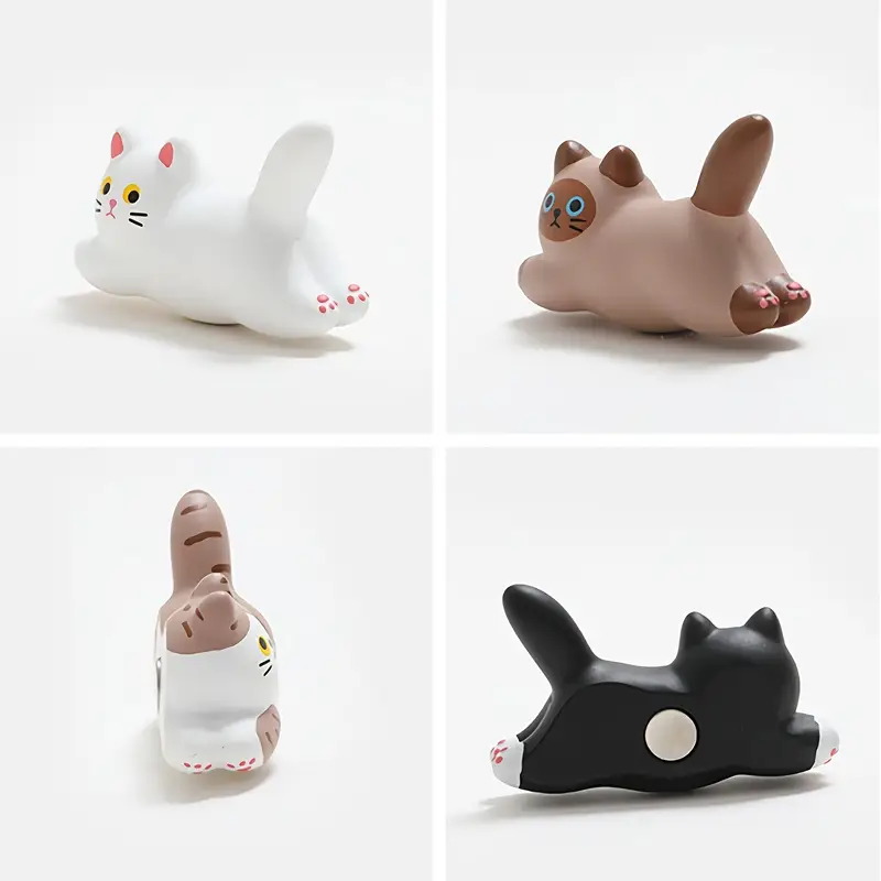 Cute 3d Running Cat Refrigerator Magnet Perfect Office Home Temu