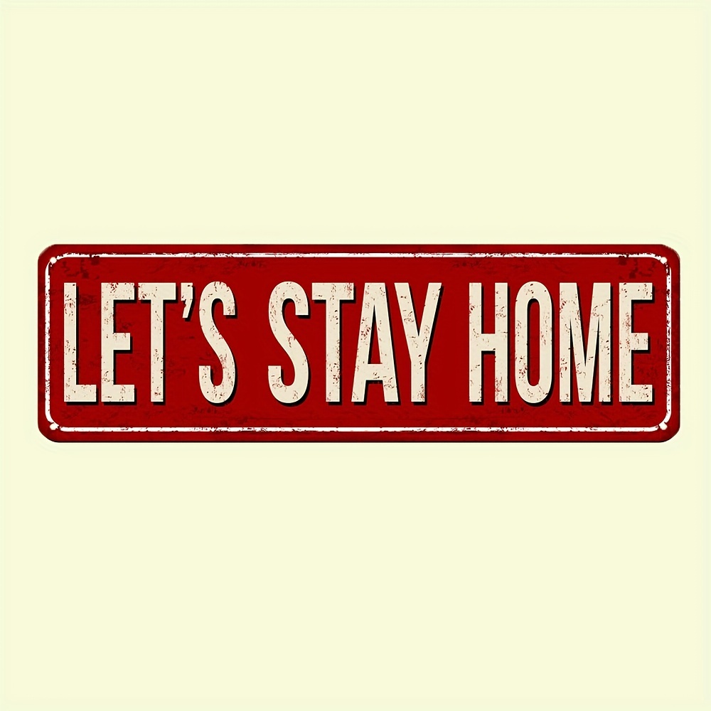 Red Retro Metal Tin Signs Letter Rustic Street Road Street - Temu