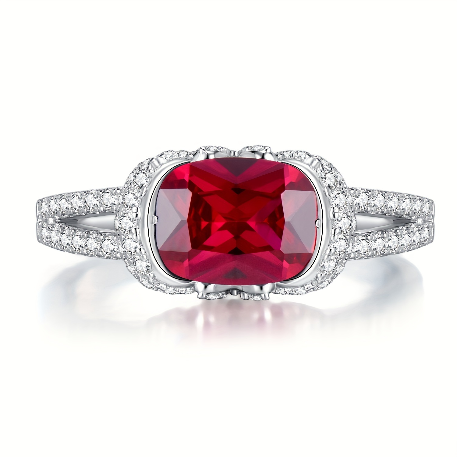 Elegant Engagement Rhinestones Ring Wedding Engagement - Temu United ...