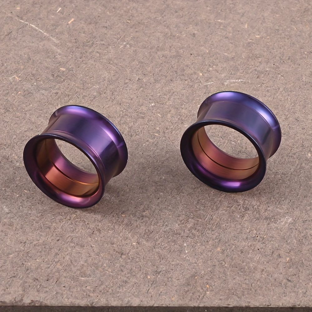Round Double Flared Ear Plugs Gauges Set 316 Stainless Steel - Temu ...