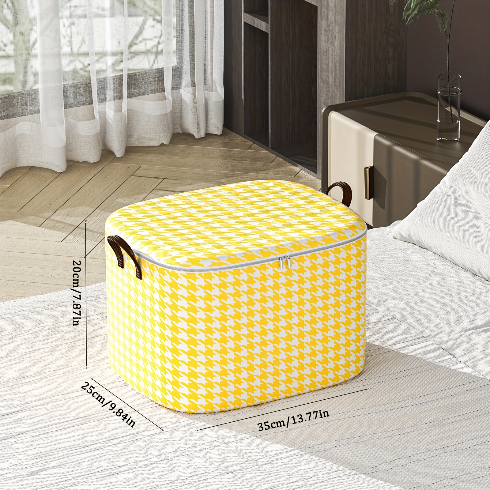 Non Woven Fabric Clothes Storage Box Sturdy Handles Large - Temu United ...