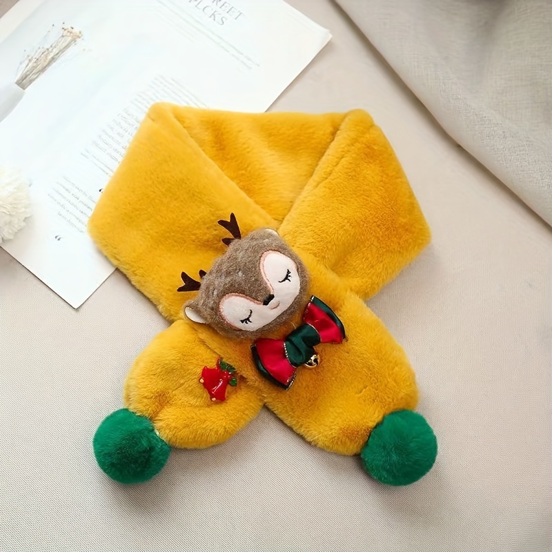 Children's Plush Scarf Thickened Autumn Winter Baby Scarf - Temu United ...