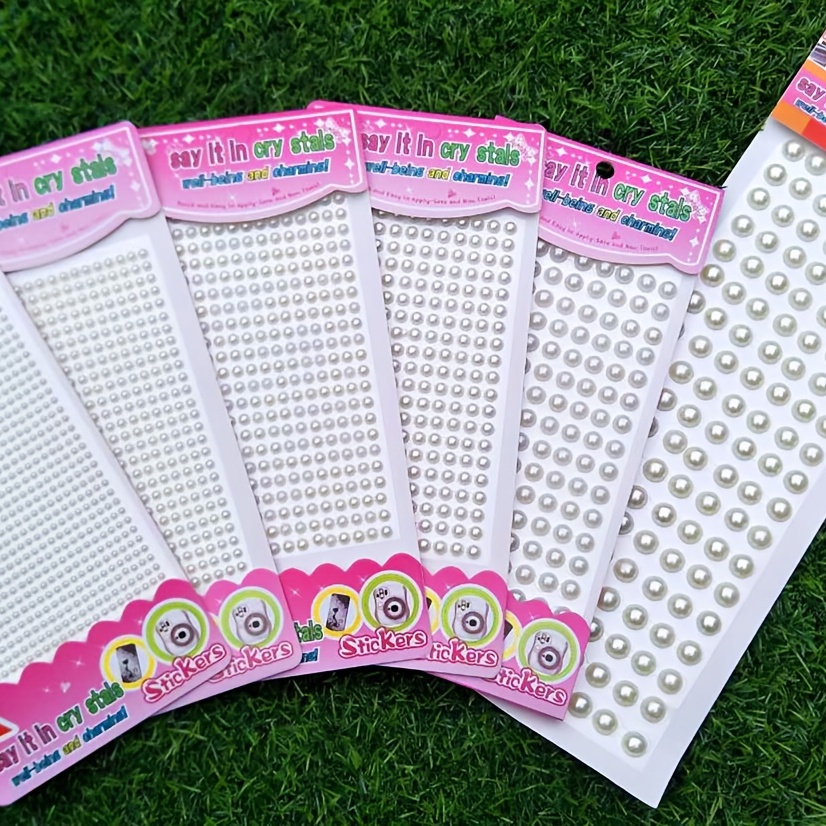artificial pearl stickers white flat back pearls sticker - {region_name}