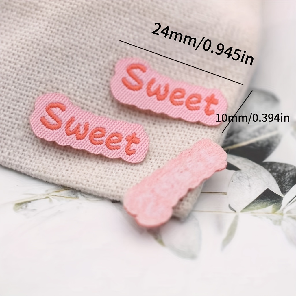 Embroidered Woven Cloth Label Stickers For Diy Handmade - Temu Canada