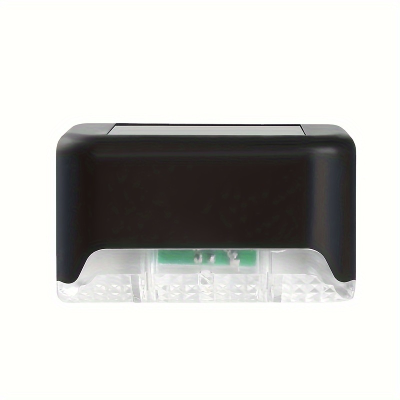 4pcs Warm White Led Solar Lamps For Path Stairs Outdoor Garden Lights ...