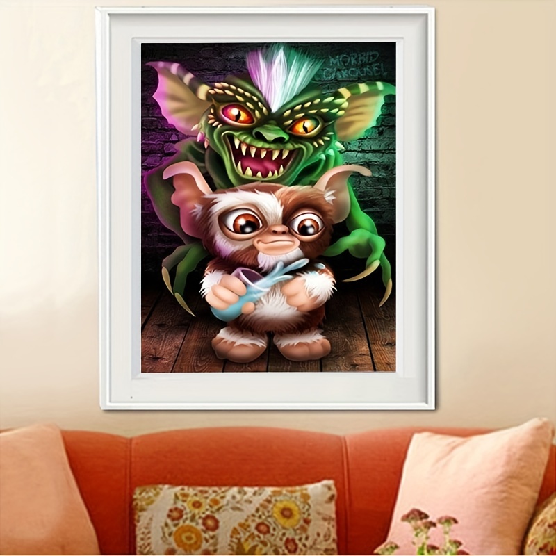 Full Embroidery 5d Animal Monster - Temu