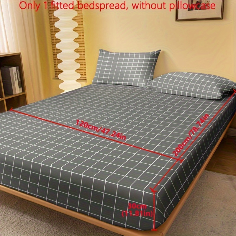 Brushed Fitted Sheet (without Pillowcase) Soft Comfortable - Temu Australia