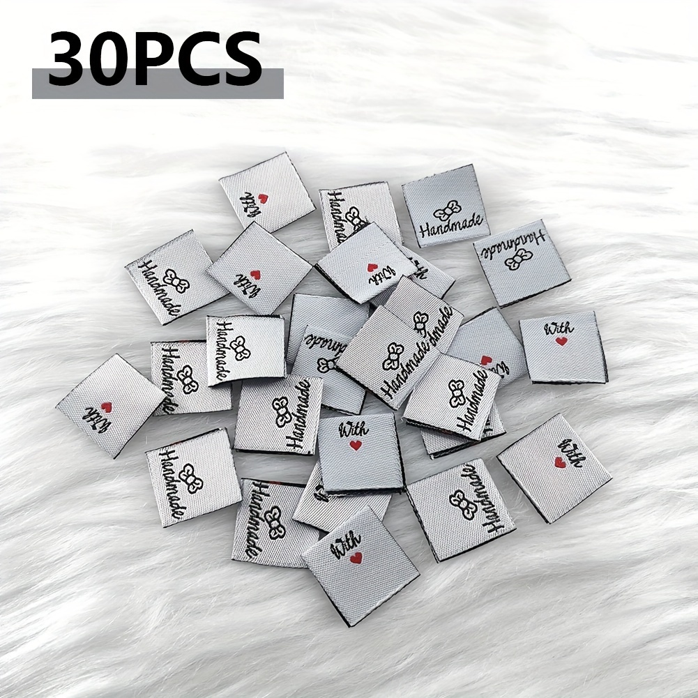 Bow Pattern Crafting Fashion Sewing Woven Labels Diy Decor - Temu New ...