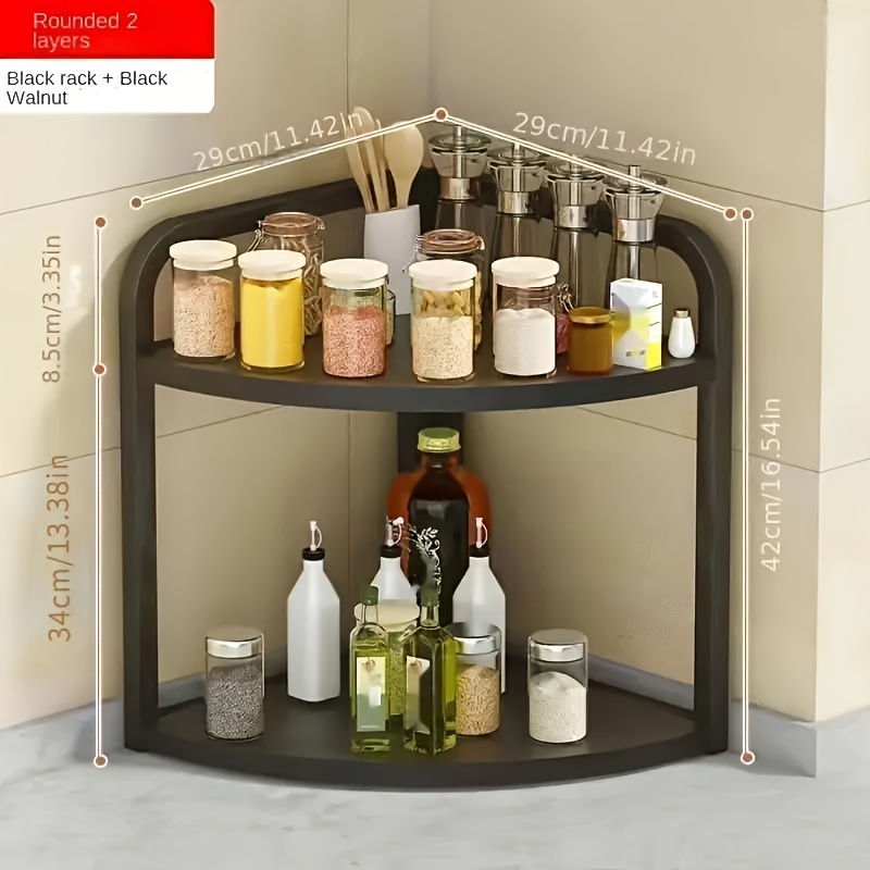 1pc Tabletop Corner Storage Rack Iron Multipurpose Storage - Temu Australia