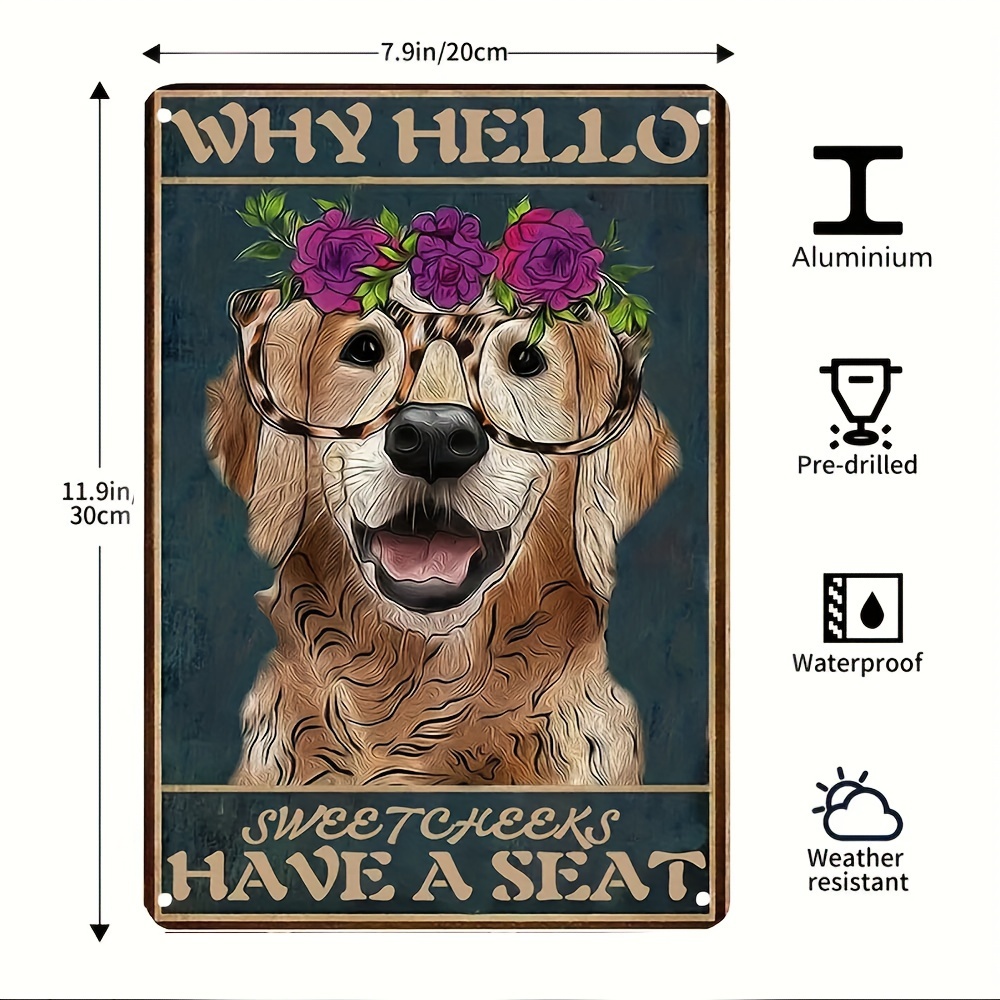 Vintage Metal Sign Dachshund Dog Coffee Company Metal - Temu Australia