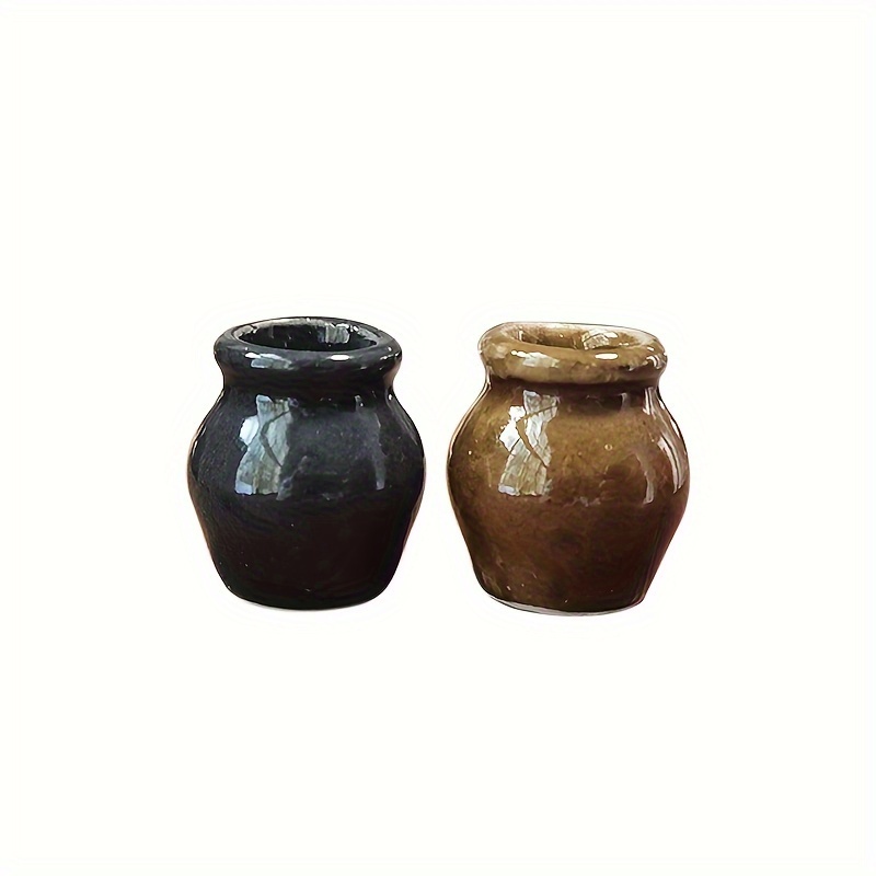Pocket Mini Ceramic Jars Jars Small Kitchens Food Play - Temu Australia