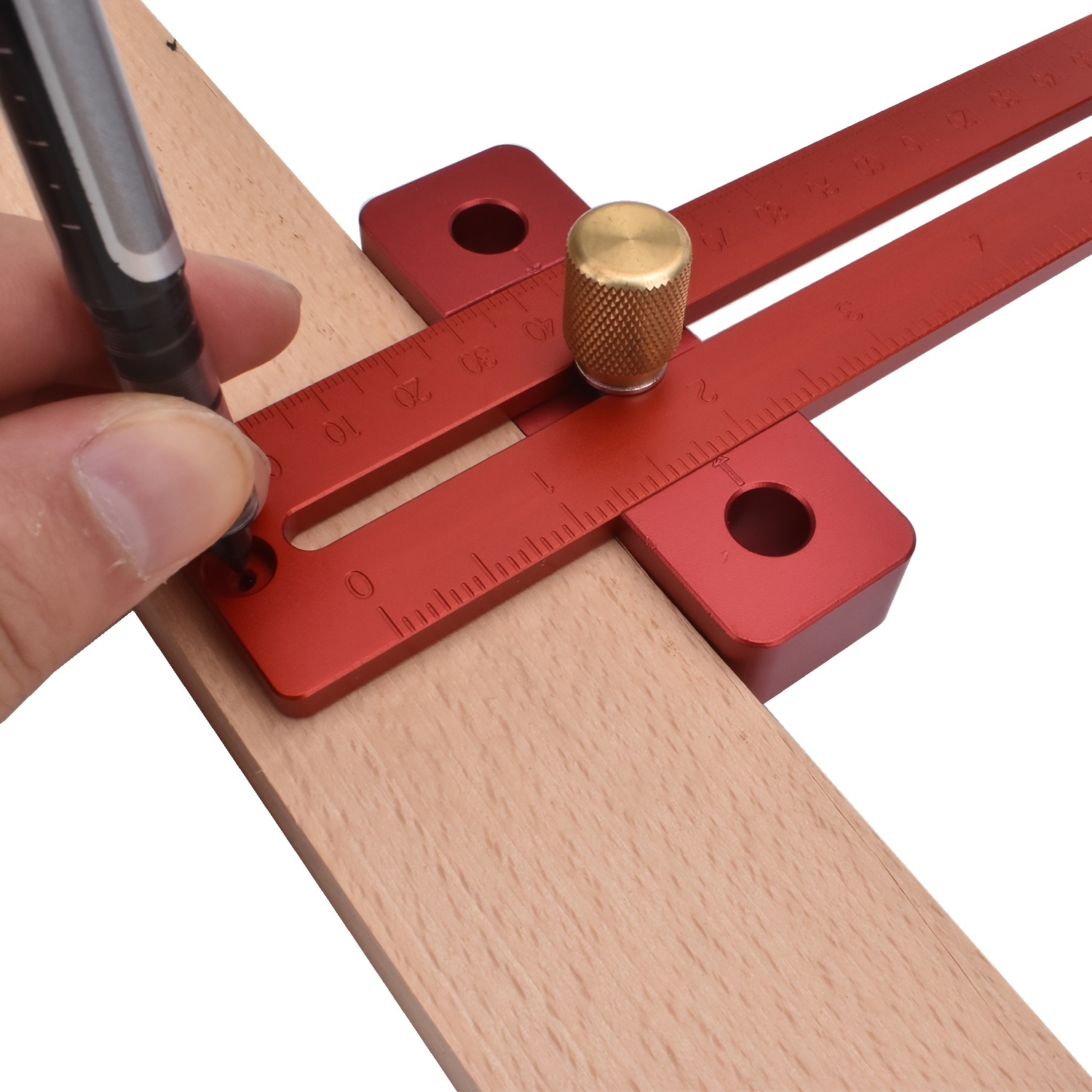 Woodworking Precision Pocket Ruler Aluminum Slide Ruler - Temu