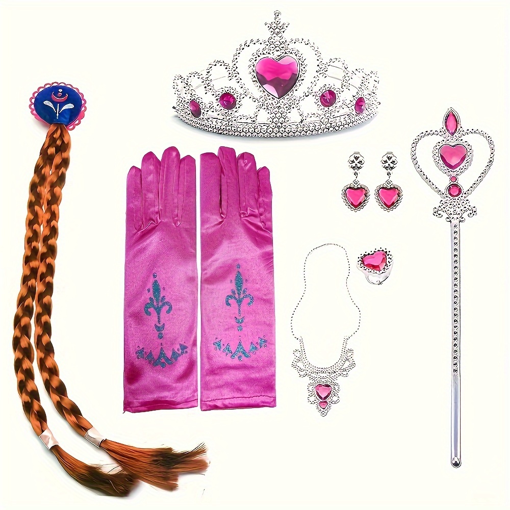 Princess Style Accessories Set Including Scepter Crown Magic - Temu ...