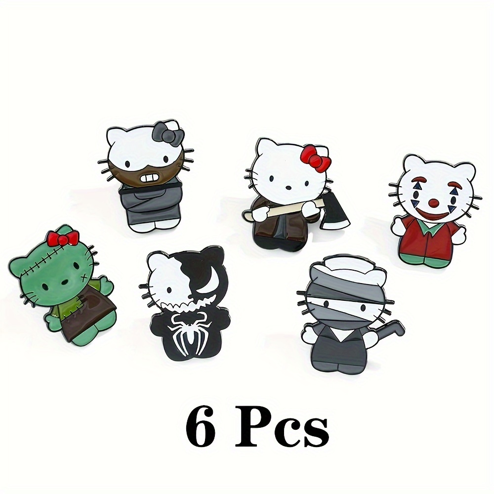 Conjunto De 1/6 Pregadeiras Da Série Anime Hello Kitty - Temu Portugal