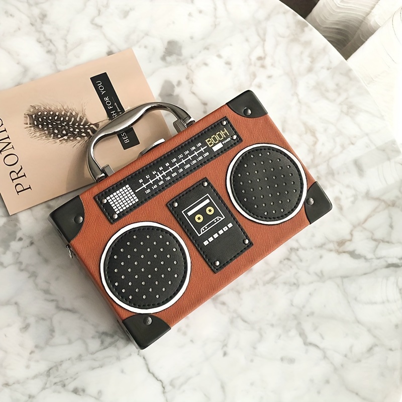 Sac À Bandoulière En Forme Radio Sac À Main À Poignée - Temu France