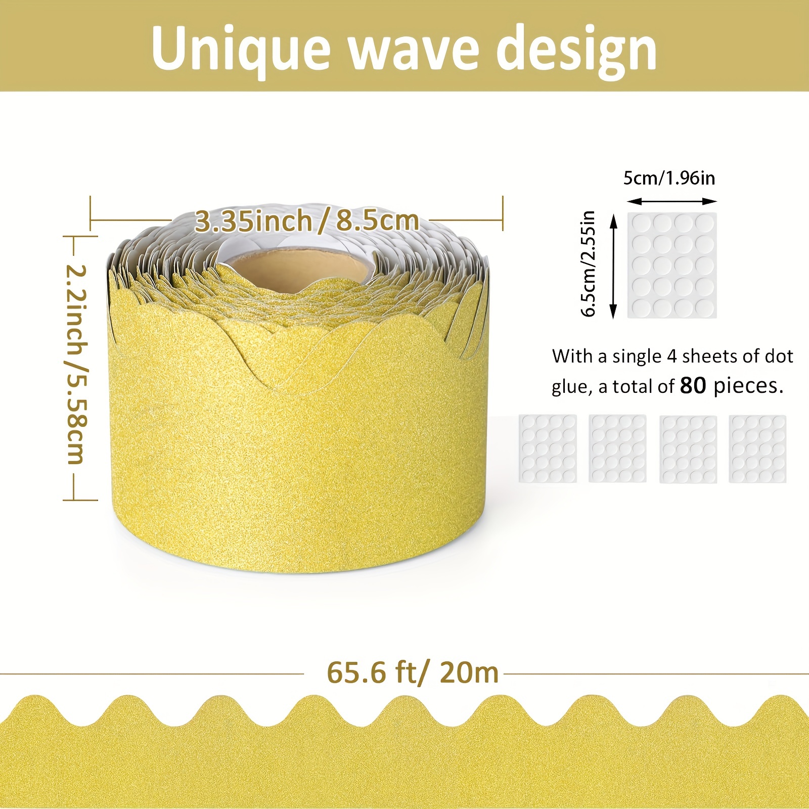 Bulletin Board Borders Golden Christmas Glitter Borders Trim - Temu ...