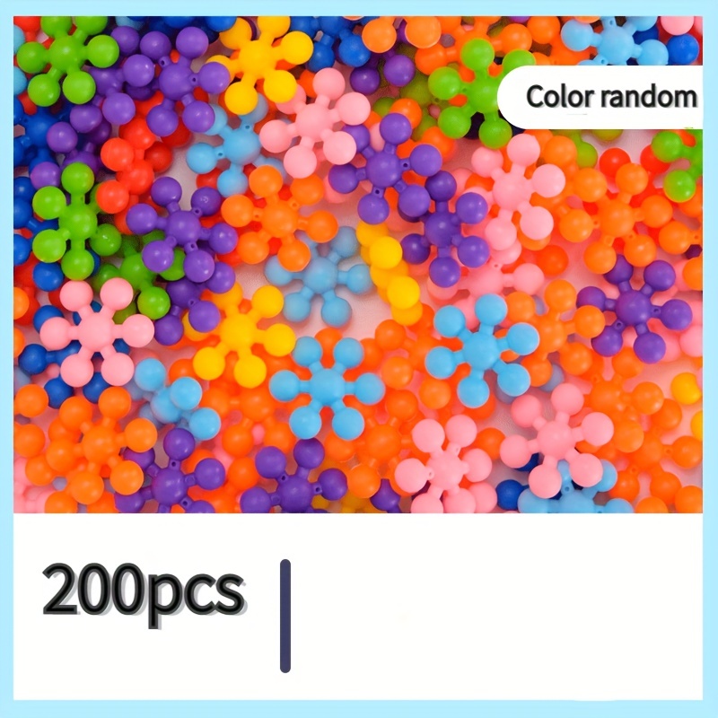 Childrens Fun Puzzle 3d Rotating Plum Building Block Snowflake Early ...