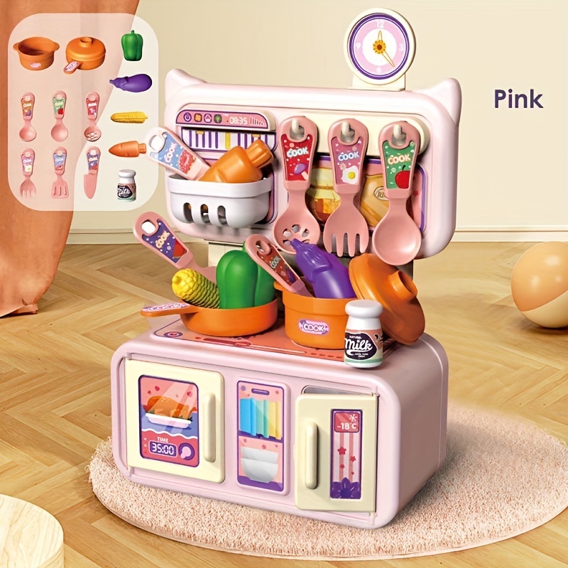 Kitchen Toy Set Mini-chef Role-playing Kindergarten - Temu Australia