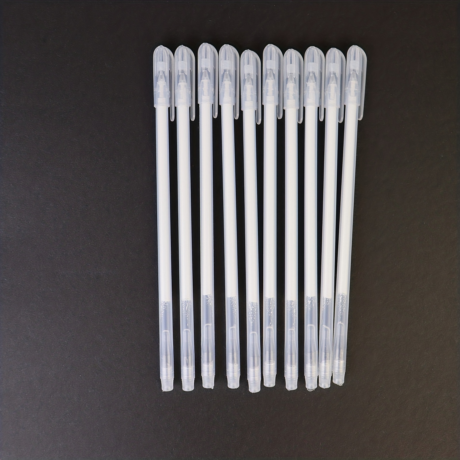 Neutral Pens With Needle Tubes Platinum Silvery High gloss - Temu Australia