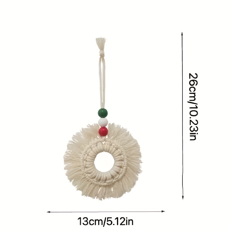 Christmas Tree Pendant Nordic Style Woven Christmas Wreath - Temu Australia