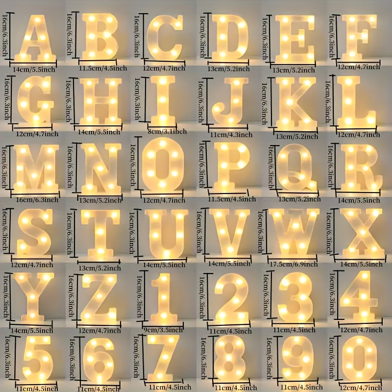 Led Number Lights Sign Halloween Decorations Lights Outdoor - Temu