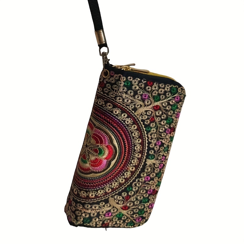 Vintage Ethnic Style Coin Purse Retro Bohemian Credit Card - Temu Australia