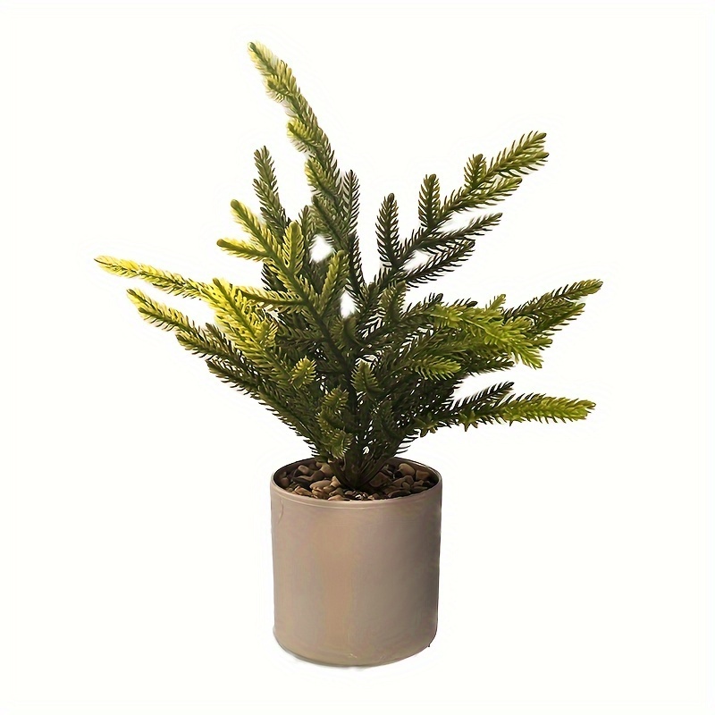 1pc Simulation Pine Tree Suitable Desktop Living Room Potted Plant ...
