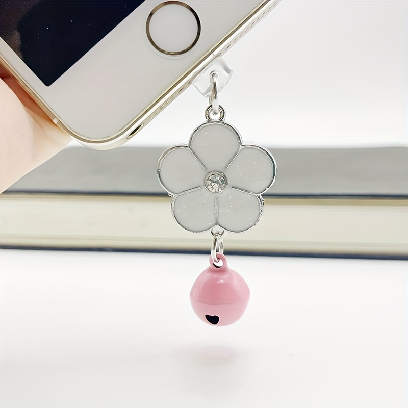 Mobile Phone Dust Plug Diy Four leaf Clover Lucky Clover - Temu United ...
