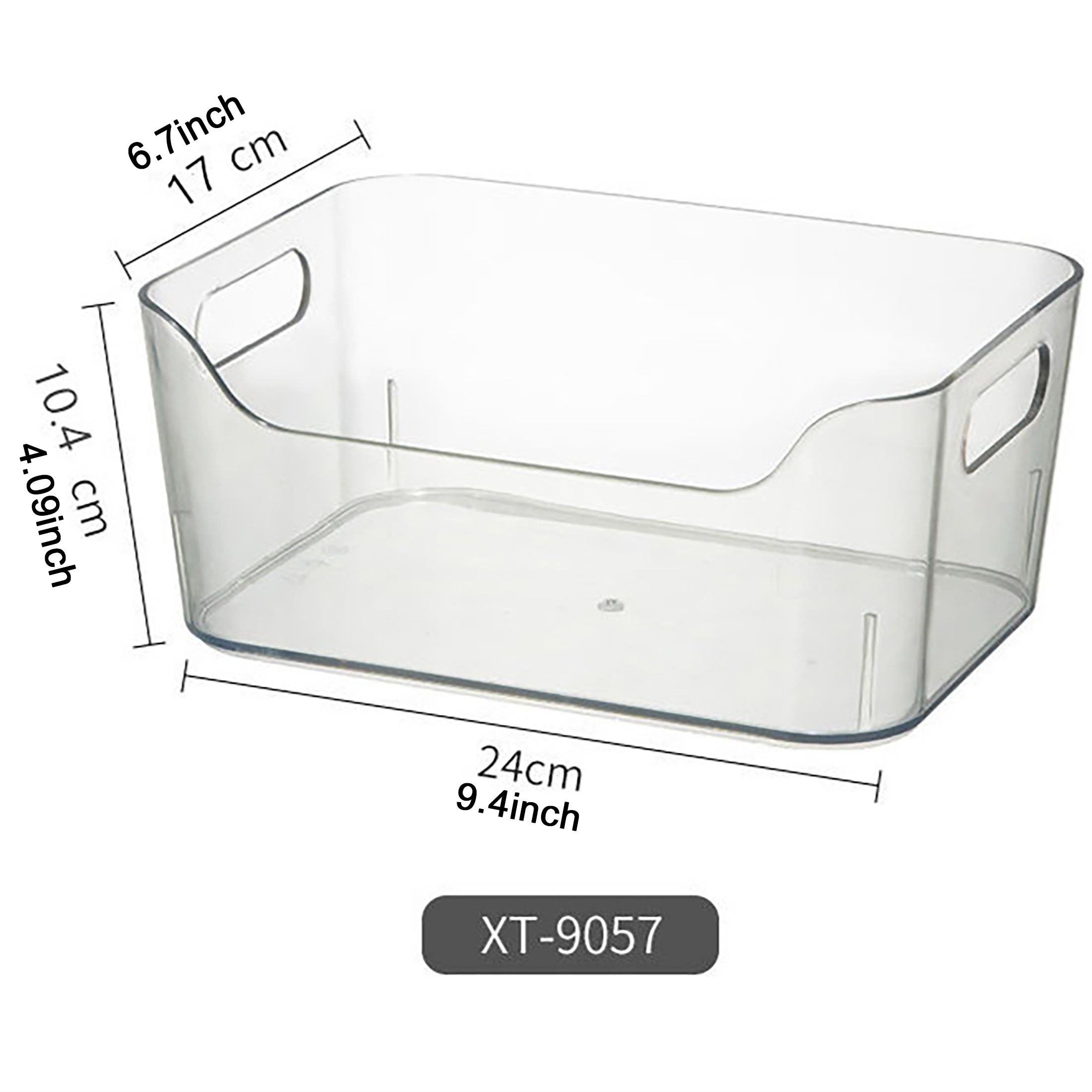 Refrigerator Food Storage Box Book Storage Box Transparent - Temu Australia