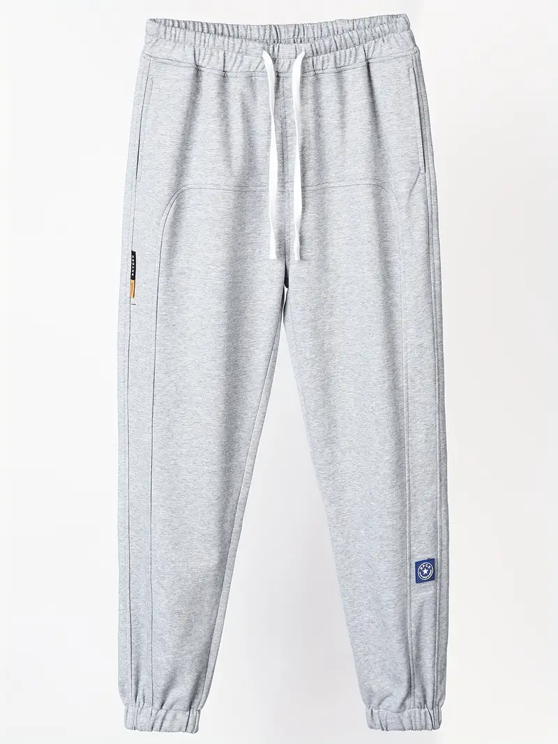 Mens Stylish Loose Solid Sweatpants Pockets Active Temu United Kingdom