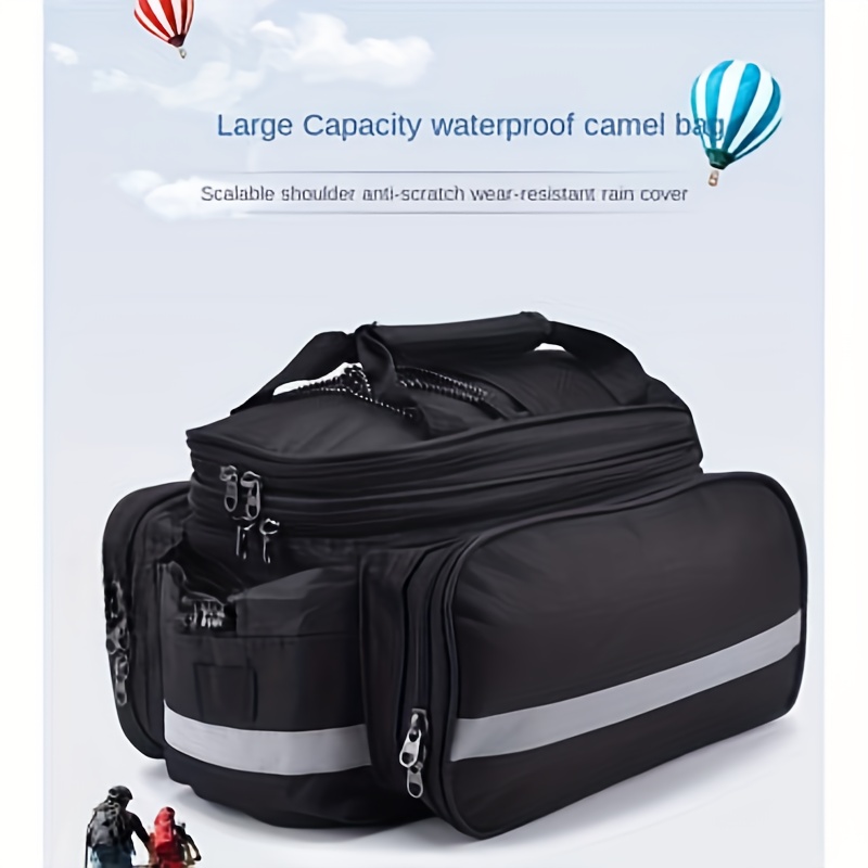 Upgrade Bike Stylish Durable Bicycle Rear Rack Seat Bag! - Temu