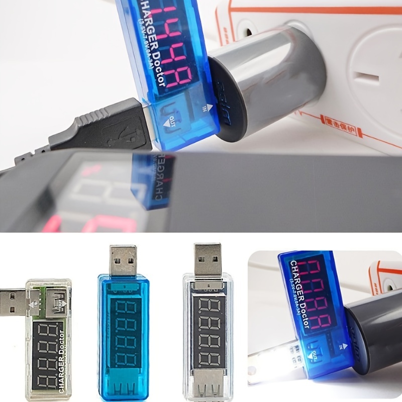 Usb 충전 전류 전압 테스터 감지기 Usb 전압계 전류계 감지 가능한 Usb 장치 고품질 및 합리적인 가격 Temu