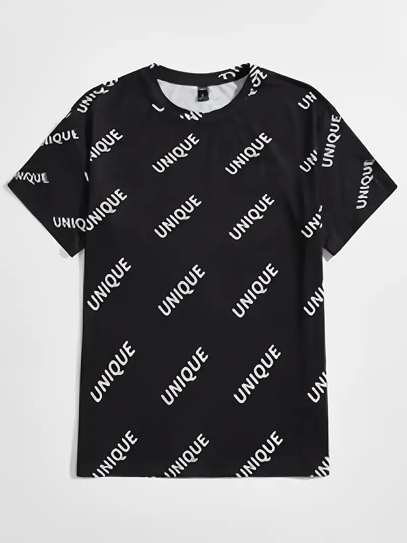 Men's Casual T-shirt, Plus Size Top - Temu Australia Men's Casual T-shirt, Plus Size Top - Temu Australia