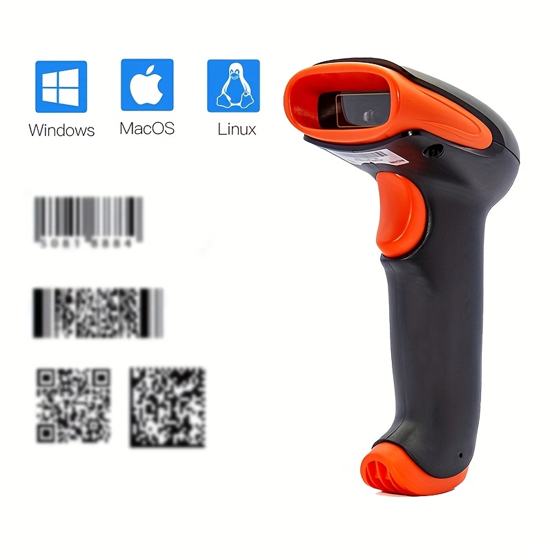 Escáner Inalámbrico De Código Qr 1d Y 2d Lector De Código De Barras