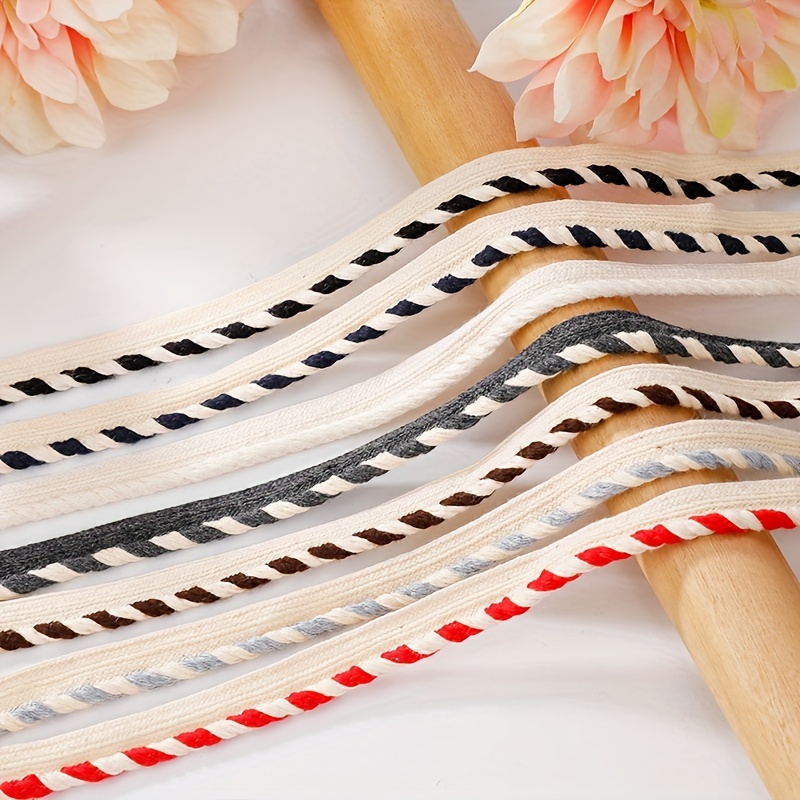 5 Meters Shaped Braided Tape Diy Cotton Thread - Temu New Zealand