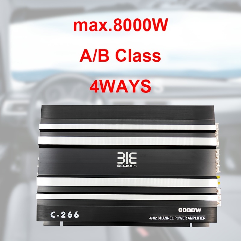 Qmf Zl C266 Four way Power Amplifier 12v High Power Car - Temu