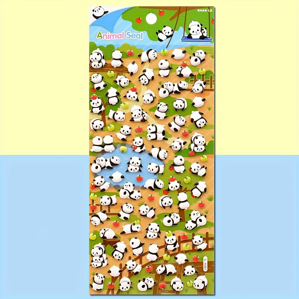 3d Puffy Stickers Cute Carton Stickers Animal Food Cat Dog - Temu Australia