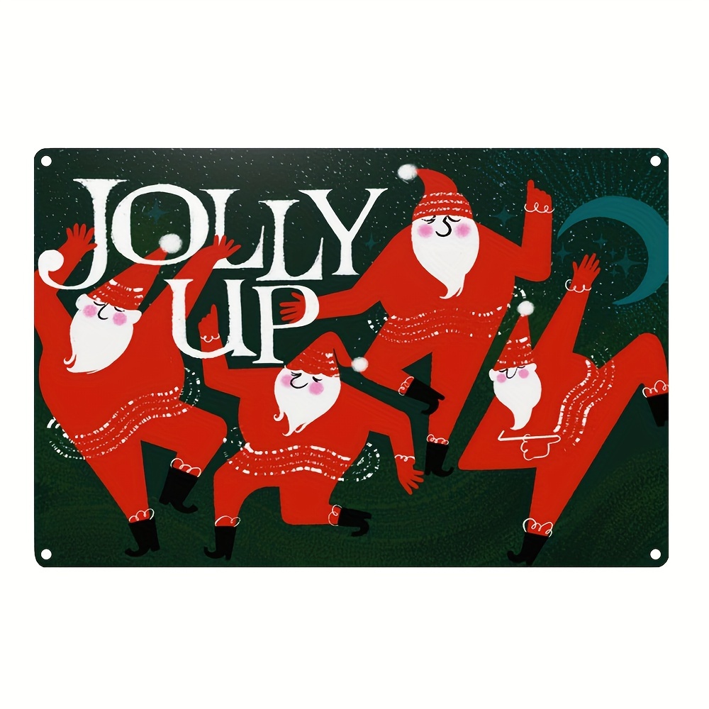 metal sign tis season christmas greeting poster - Temu Canada