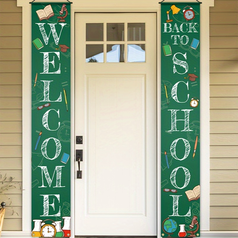 Welcome Back School Banner Door First Day School Porch - Temu Canada