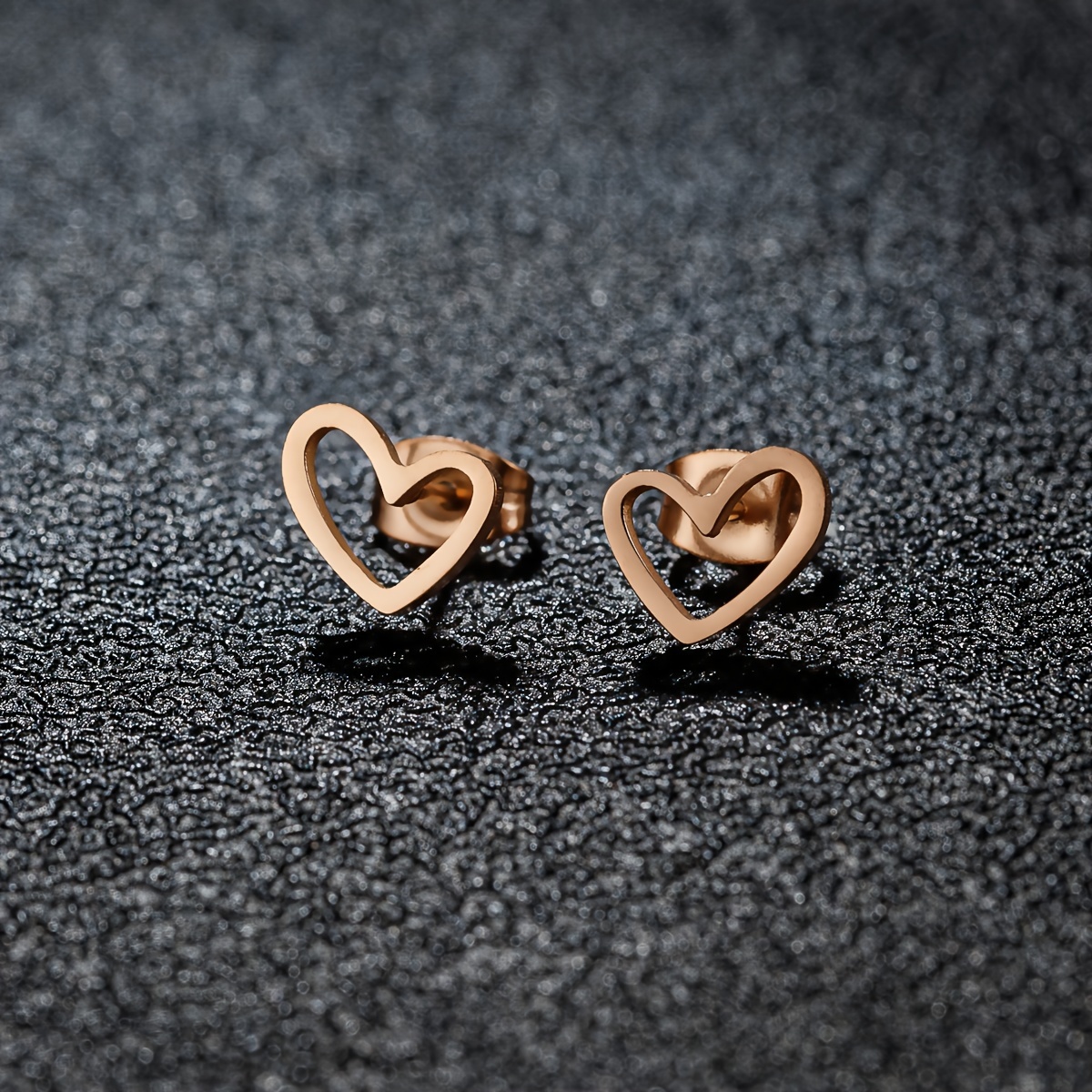 Heart earrings men store