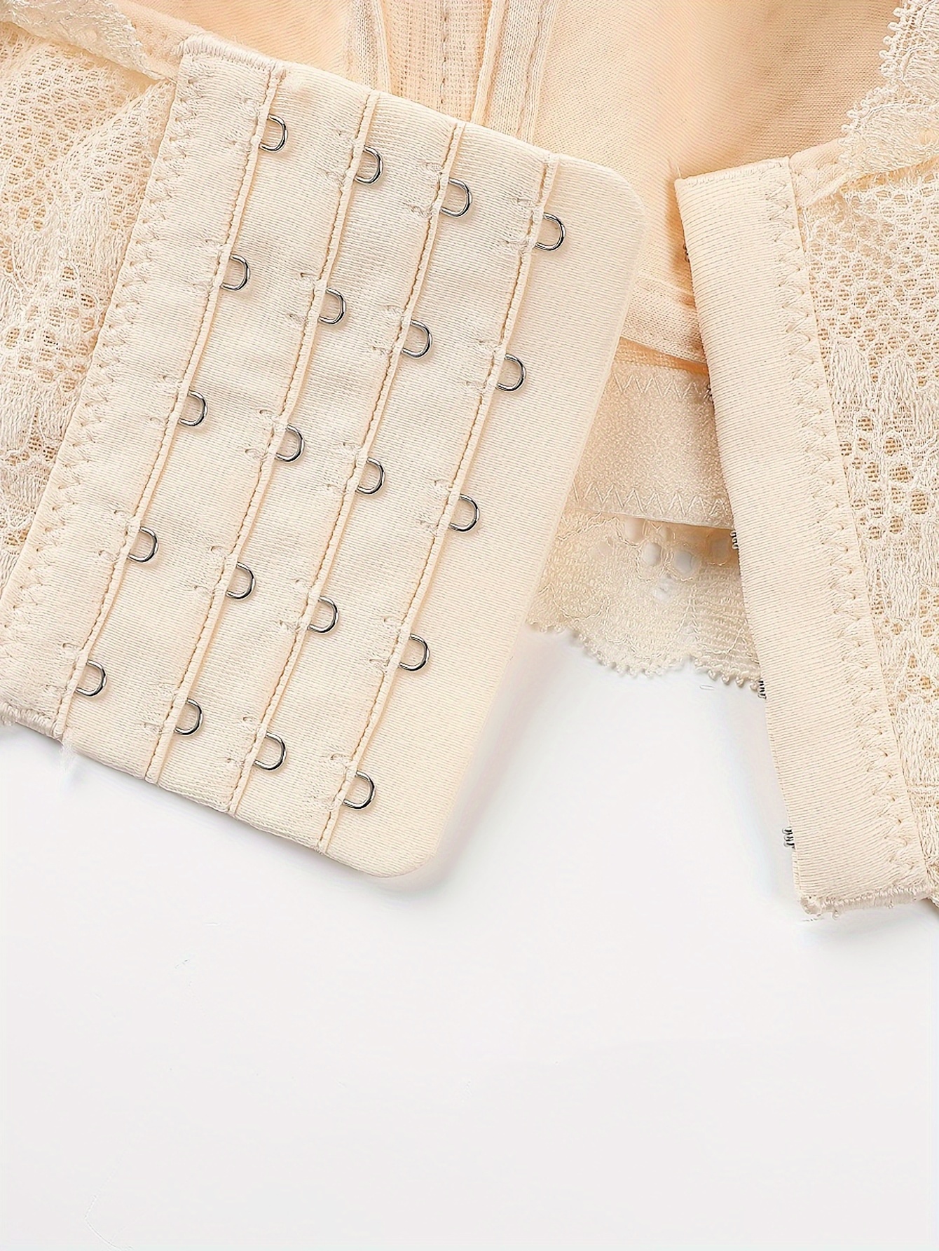 Elegant Solid Lace Bra Comfy Breathable Wireless Push Bra - Temu Canada